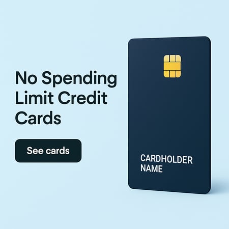 2 Credit Cards with No Spending Limit
